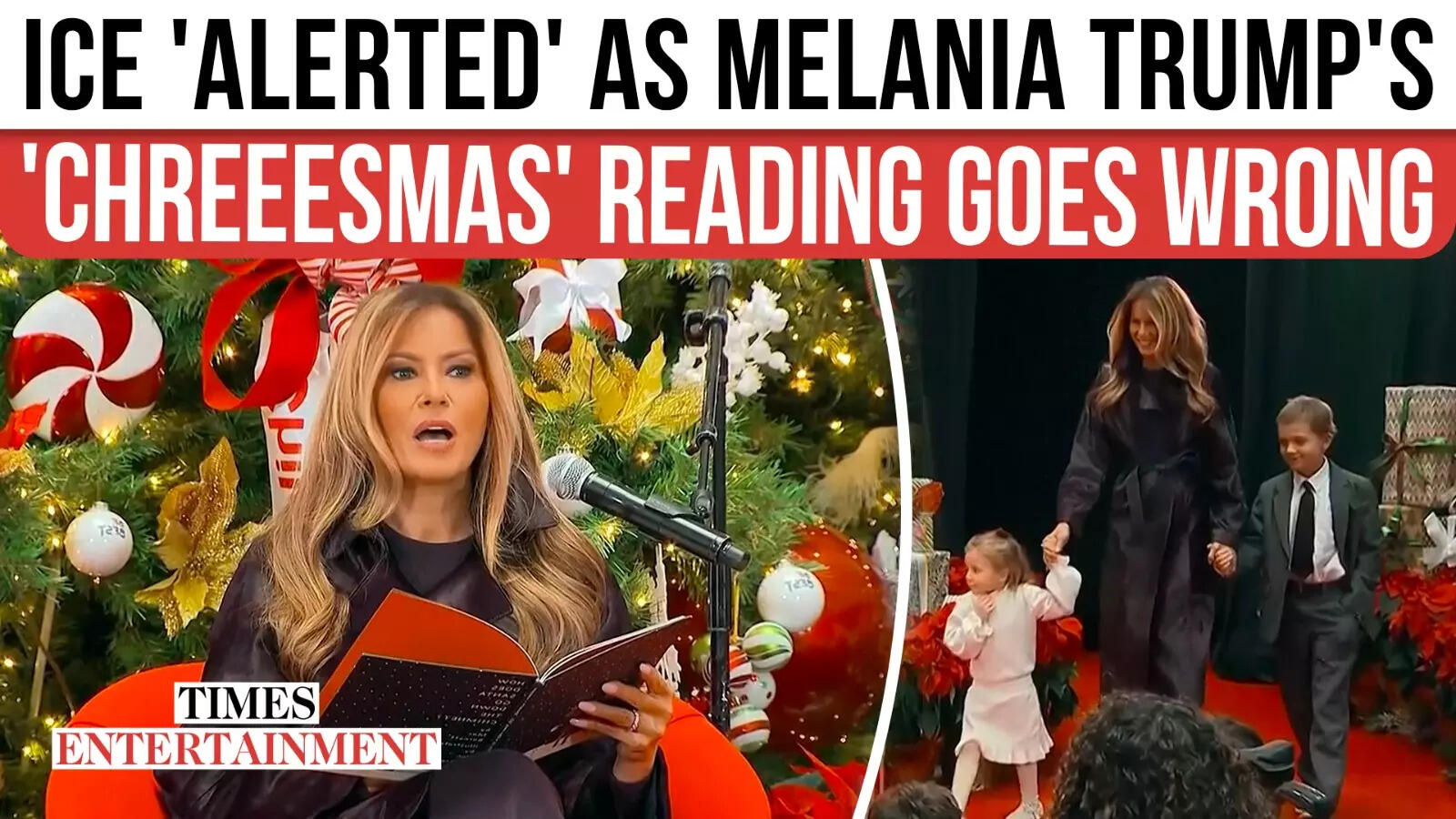 Melania Trump’s Christmas reading session has the internet talking ...