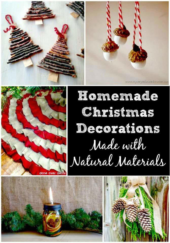 20 easy holiday decorations to make using natural finds in your yard