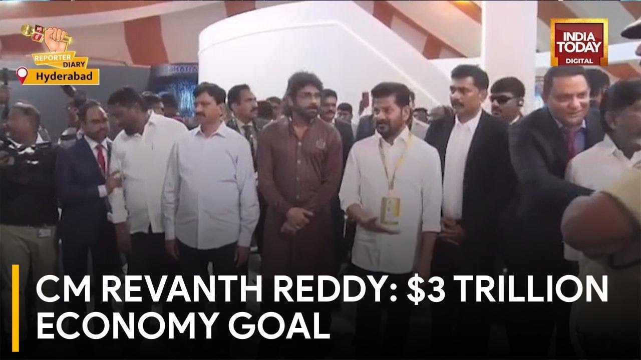 Telangana Rising Summit: CM Revanth Reddy unveils 'Cure, Pure, Rare' model for $3 trillion economy