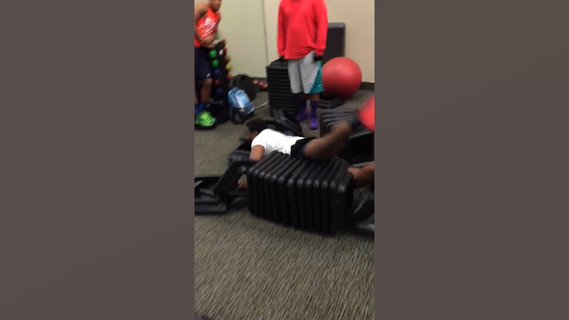Gym gone wrong