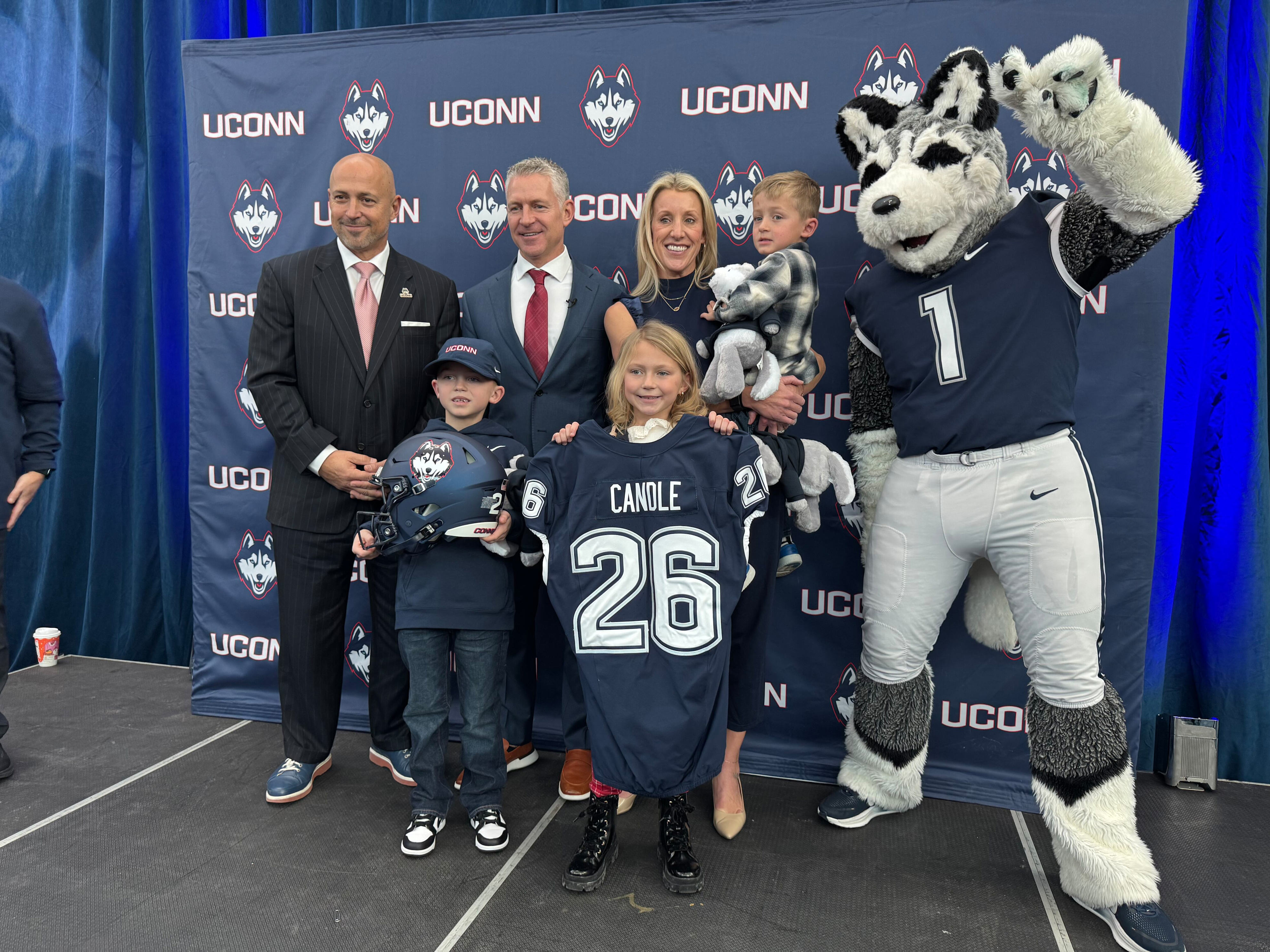 UConn welcomes new football head coach Jason Candle