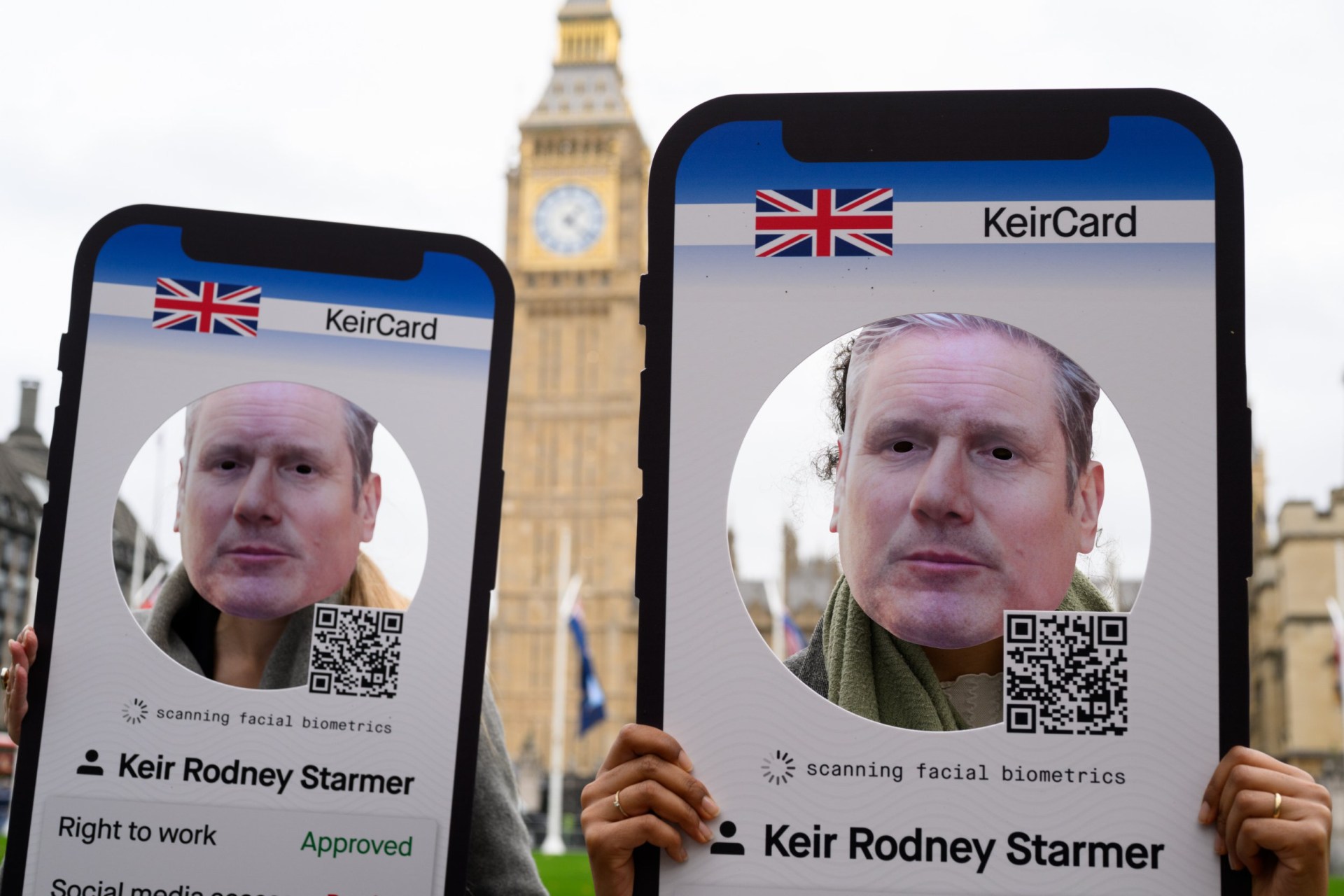 Anti-digital ID protestors descend on Parliament