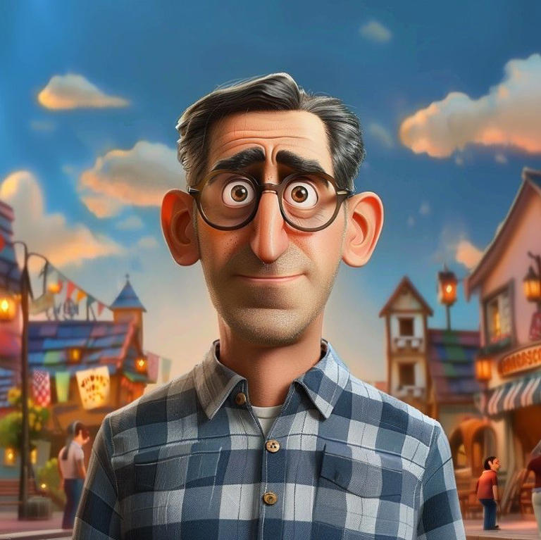 34+ celebrities transformed into Pixar characters