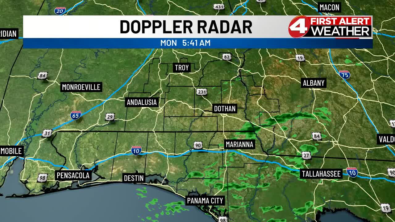 Monday AM forecast: Wet stretch coming to an end