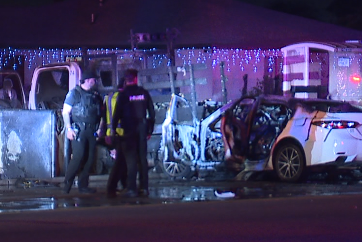 Fiery crash near 55th Avenue and Camelback Road