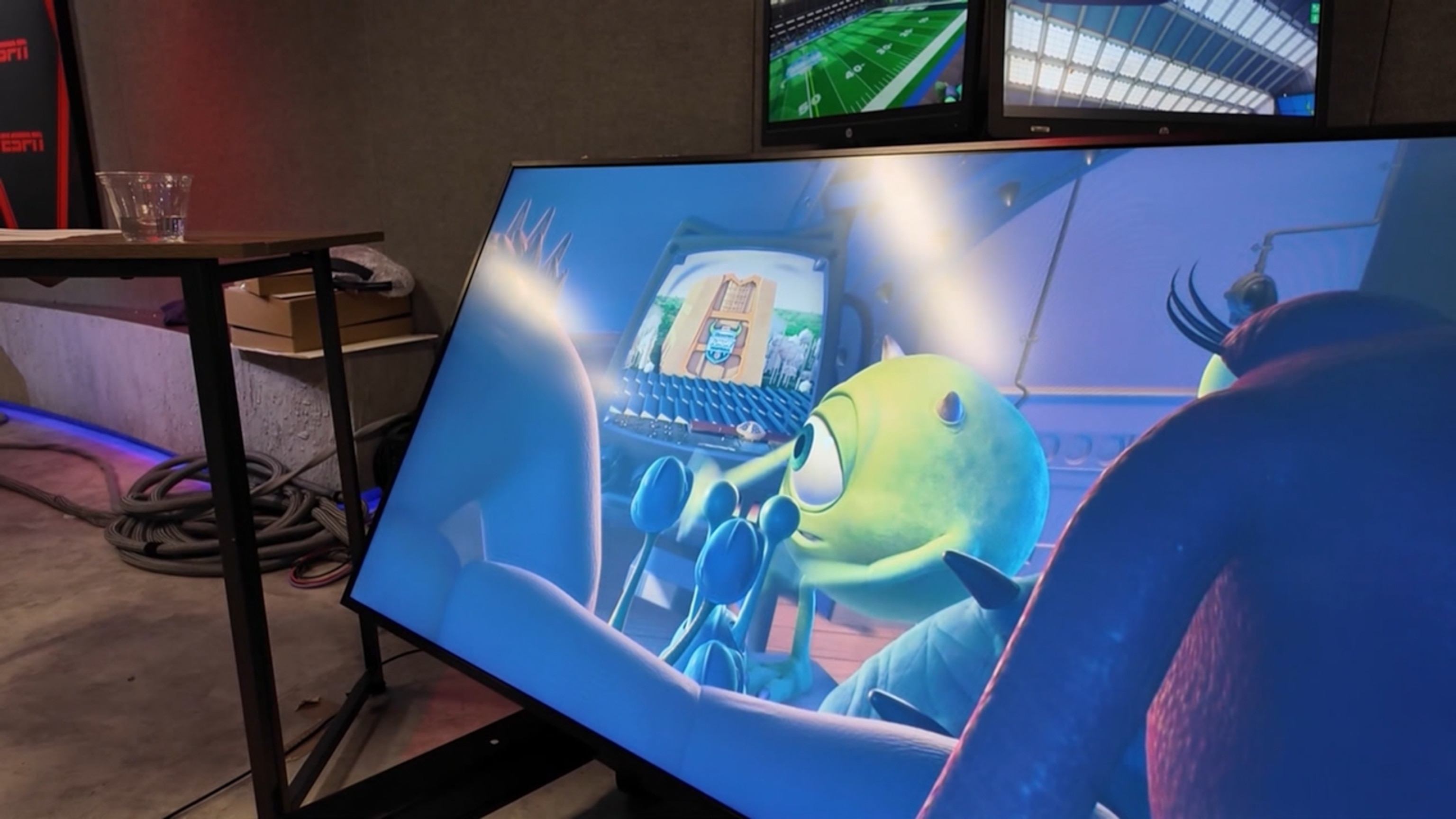 Behind the scenes of 'Monsters Funday Football'