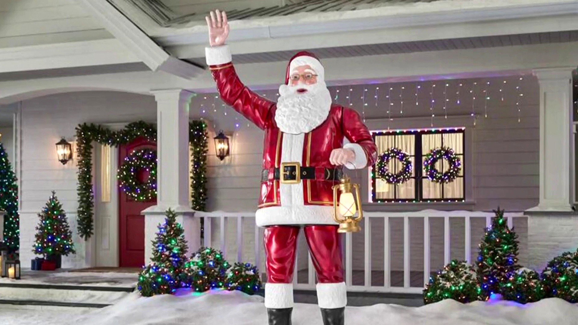 Christmas decorators face shortage of giant Santa displays