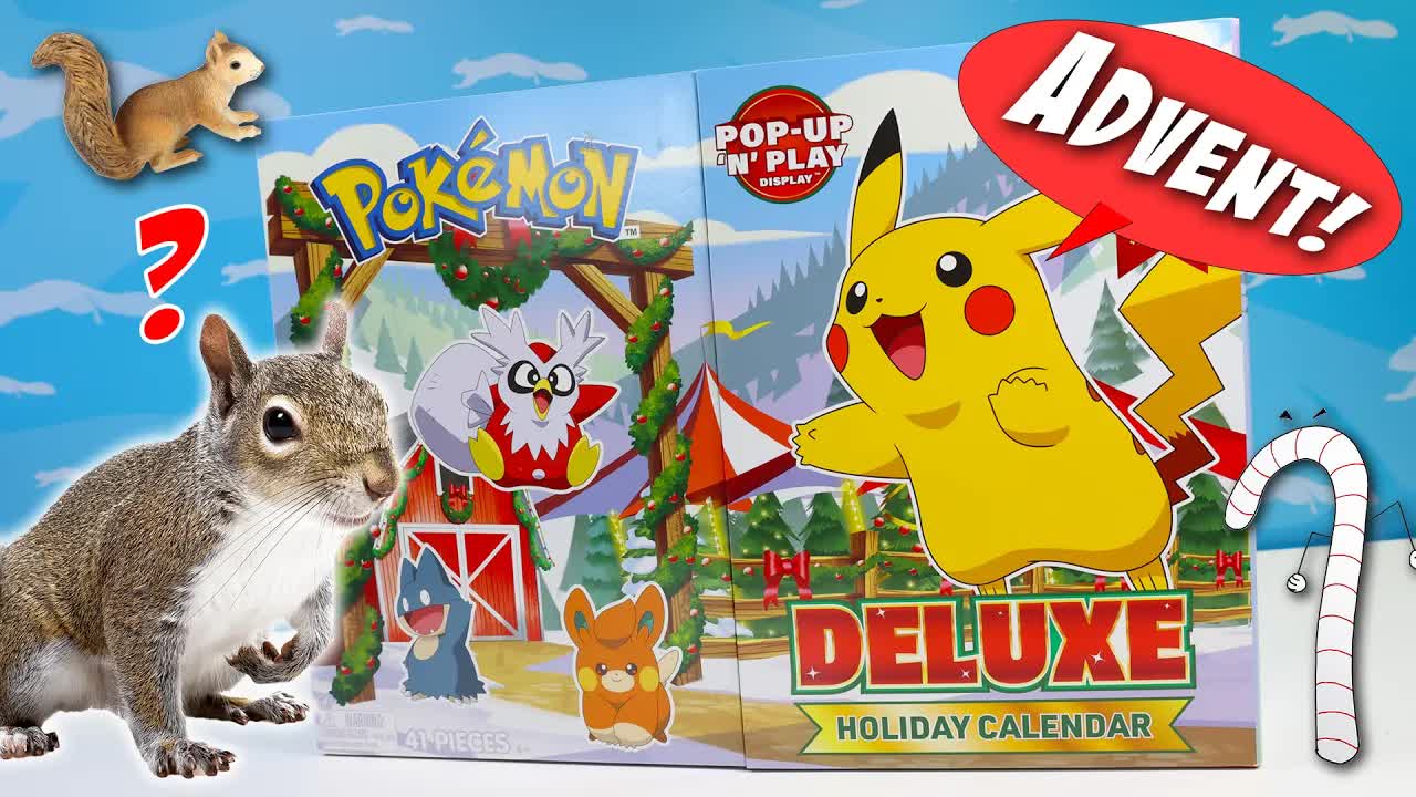 Pokemon Deluxe Holiday Calendar Farm Theme Advent 2025 Hunt for Pikachu ...