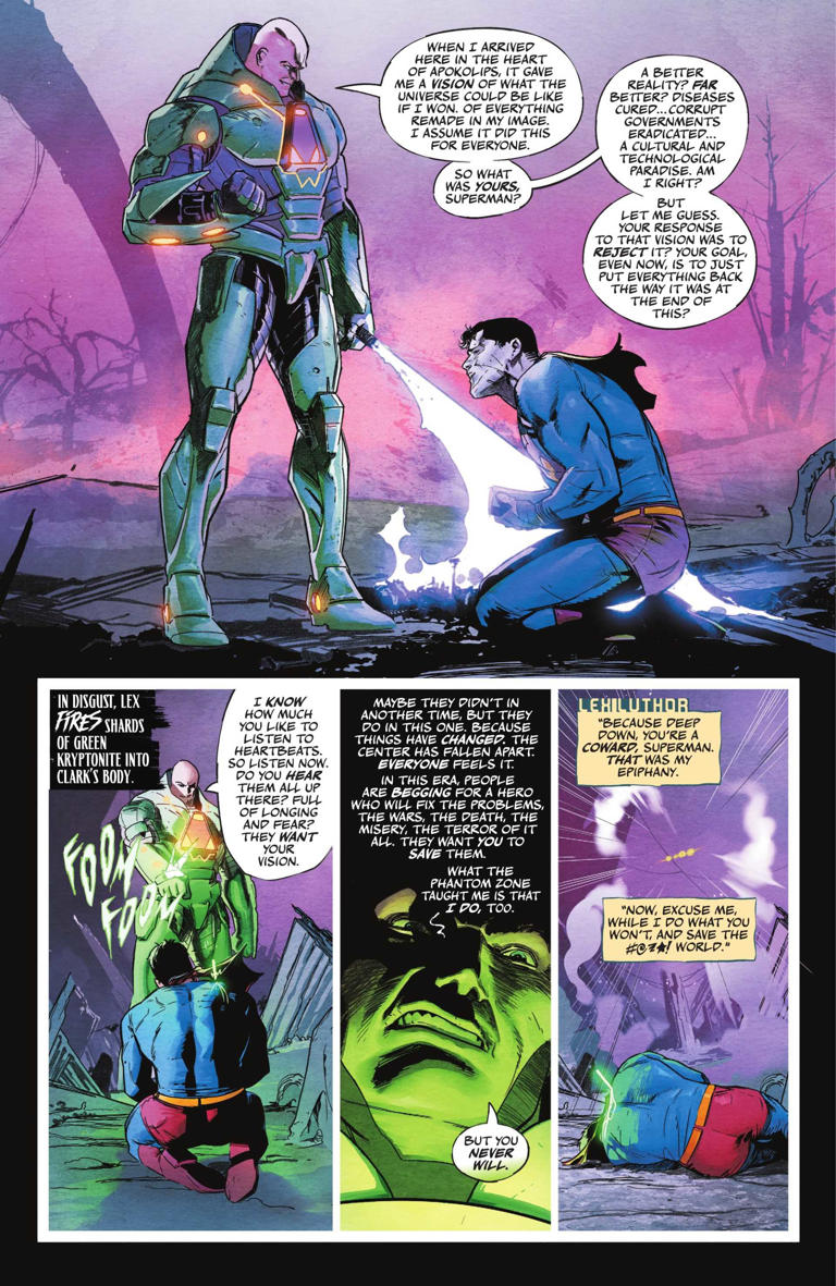 Lex Luthor's shocking revelation: Superman's failure in DC KO #2