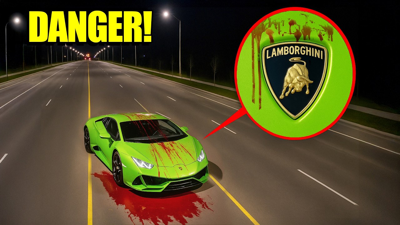 What to do if you see blood on a Lamborghini