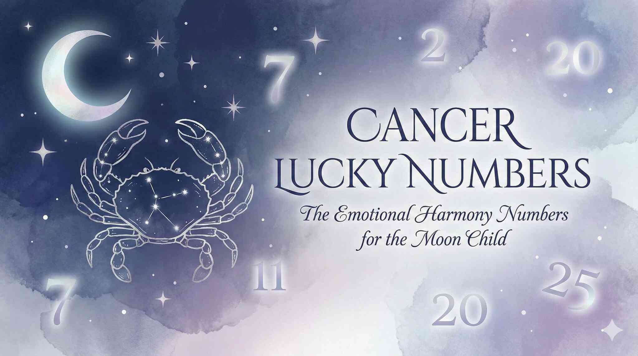 Moonlit fortune: Cancer lucky numbers that shape the moon child’s destiny