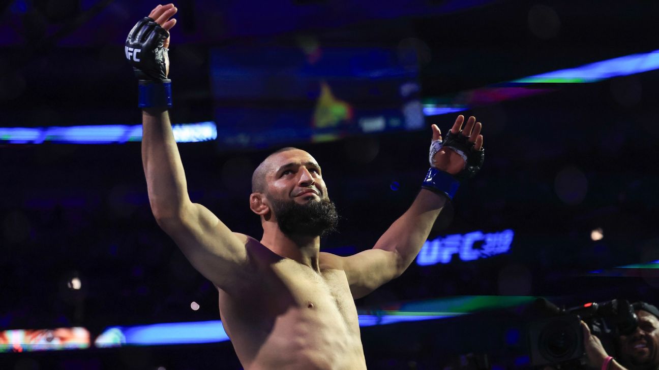 UFC's Khamzat Chimaev to defend title then chase 2nd belt