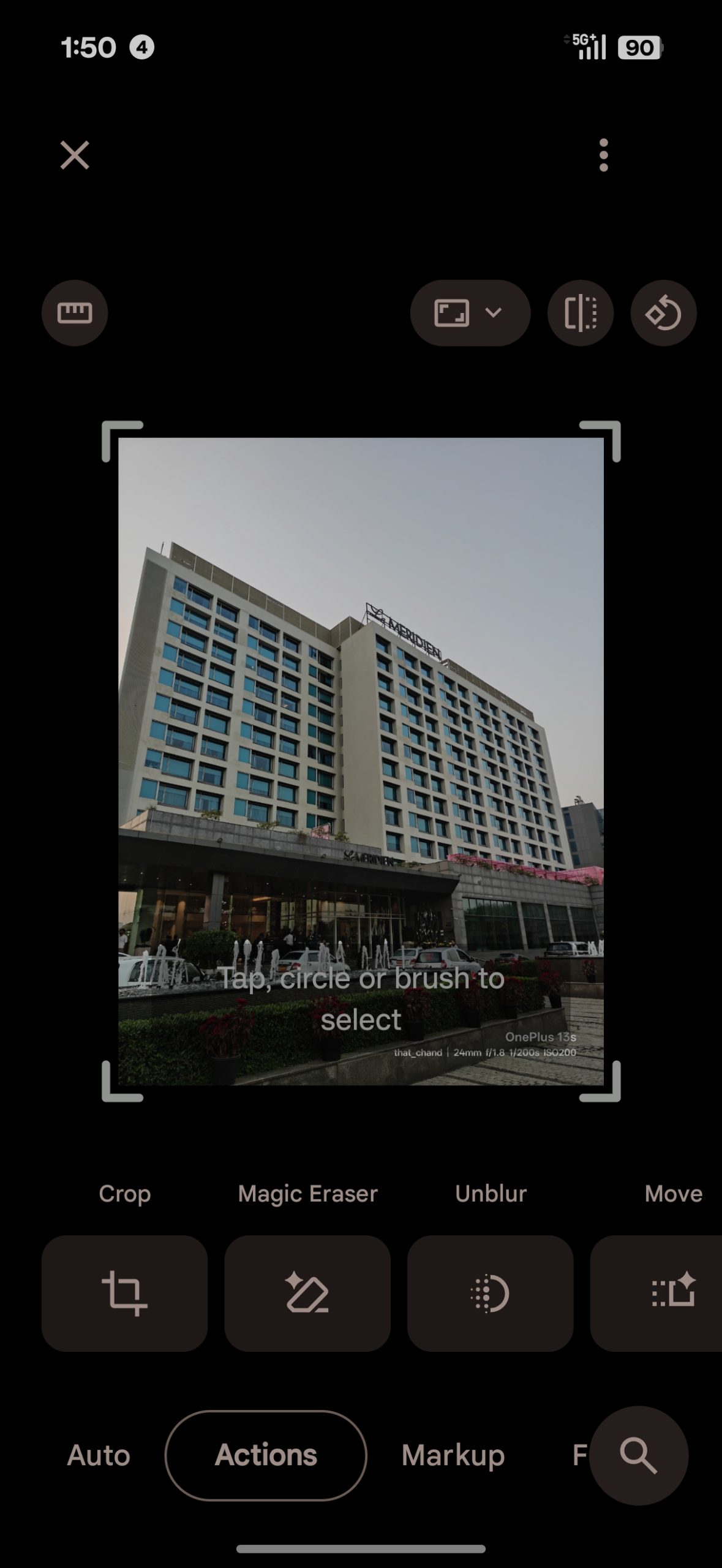 Google Photos perspective correction returns with improved editing layout