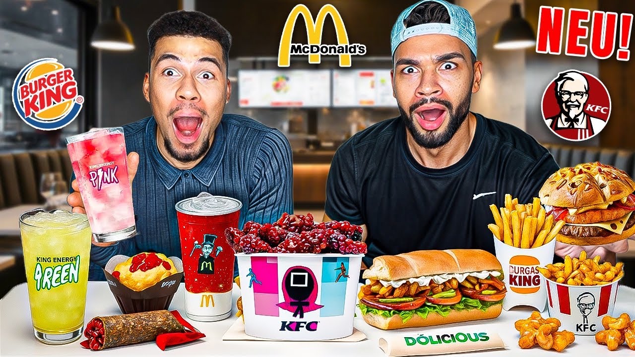 Wir probieren alle neuen Fast-Food-Highlights!