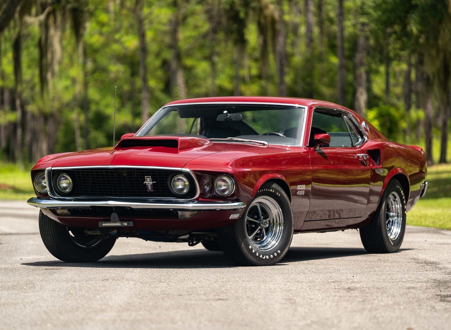 Rare 1969 Ford Mustang Boss 429 heads to auction after full restoration