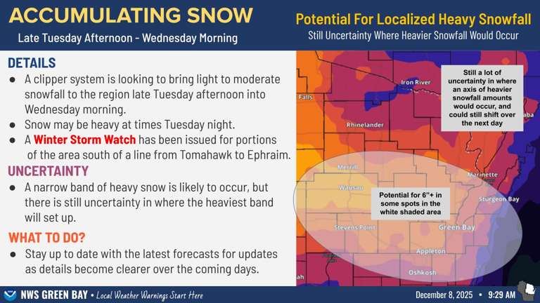Winter weather triple threat to blow snow, arctic wind chills through ...