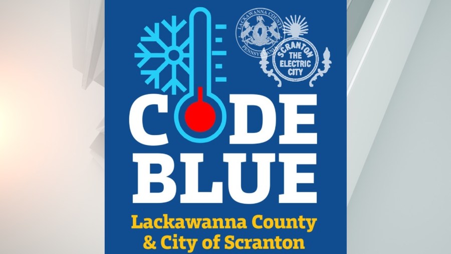 Lackawanna County Code Blue extended