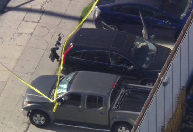 LAPD investigate man found shot dead in vehicle in near Sony Studios