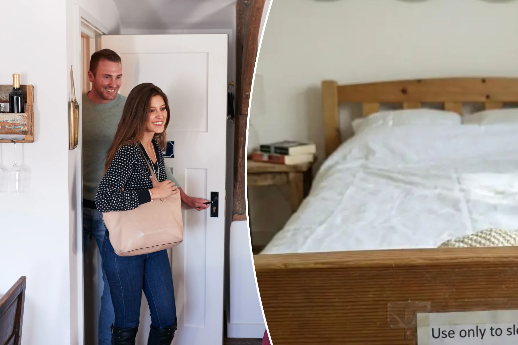 Airbnb guests shocked to find ridiculous rule for using the bed