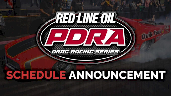 Red Line Oil PDRA drag racing series announces 2026 schedule