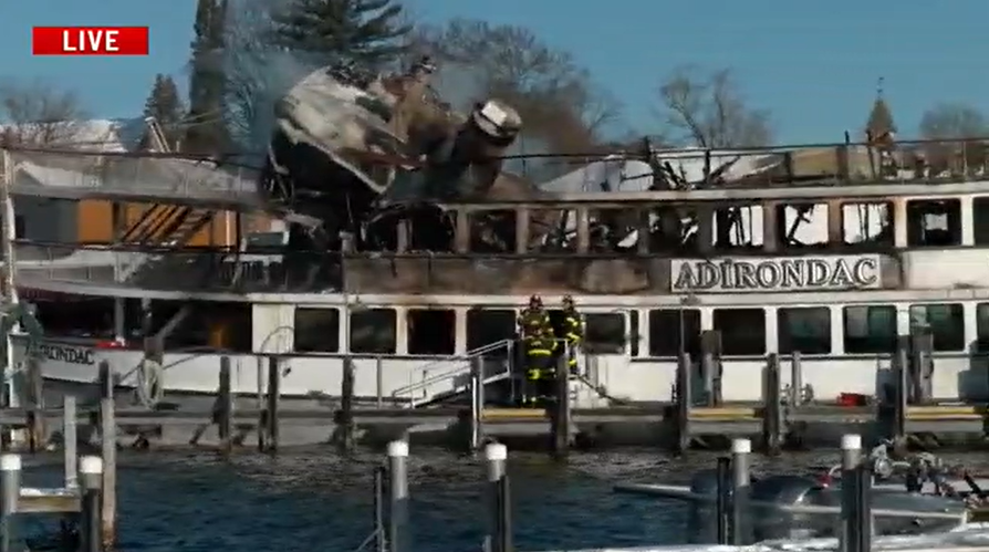Cruise ship fire in Lake George under investigation
