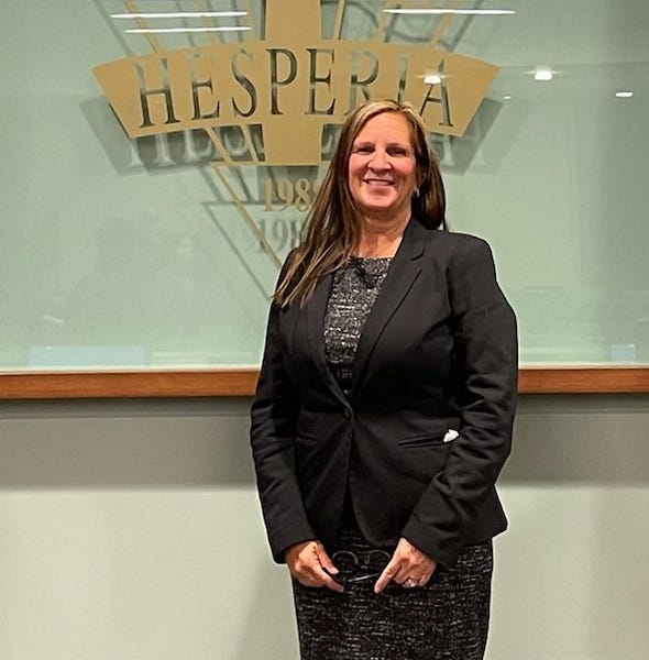 Brigit Bennington appointed new mayor of Hesperia