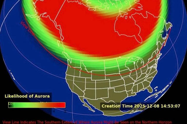 Where to see northern lights tonight as solar storm brings aurora to 15 ...