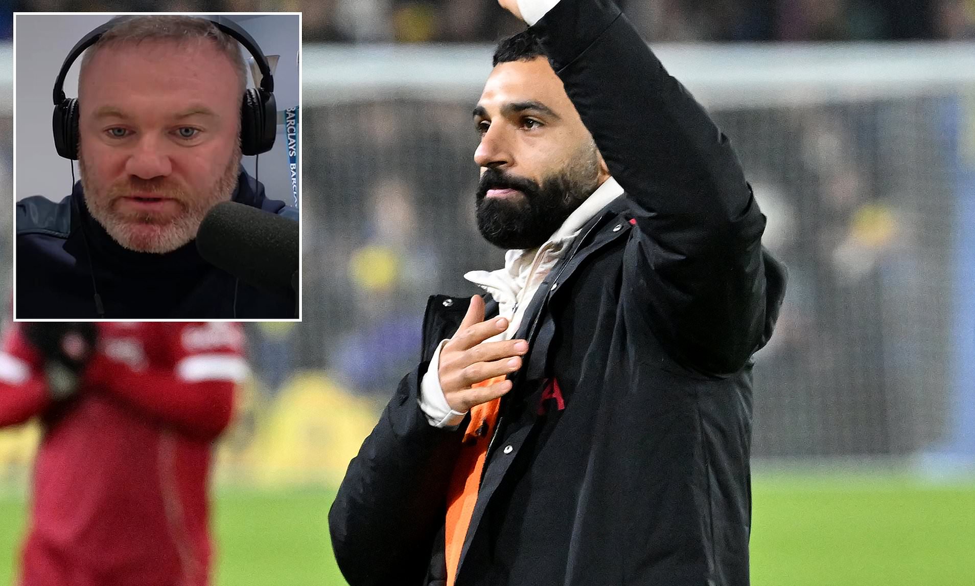 Mohamed Salah is 'destroying' his Liverpool legacy: Wayne Rooney savages angry Anfield hero