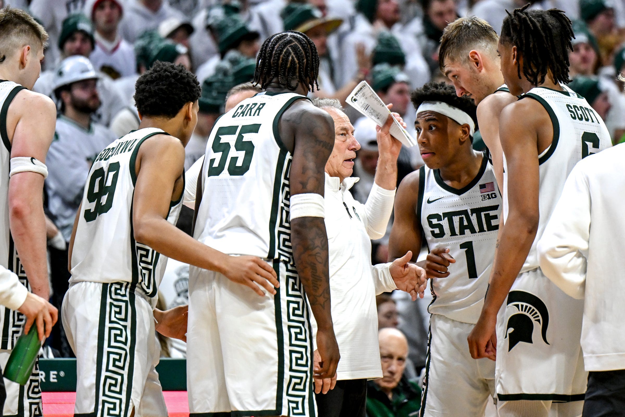 Michigan State basketball still in the top ten in the polls after loss