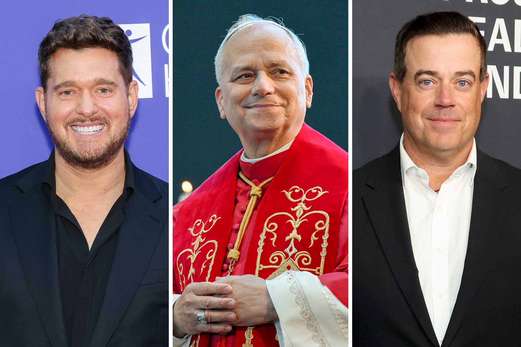 Michael Bublé & Carson Daly (plus their wives) had a Voice reunion to ...