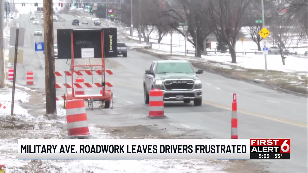 Military Road closure raises concerns for Omaha residents, businesses