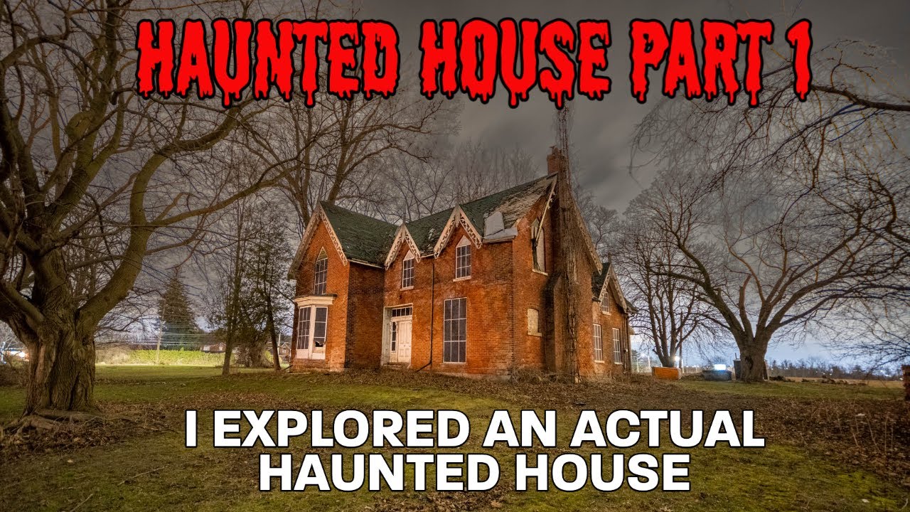 Exploring an actual abandoned haunted house