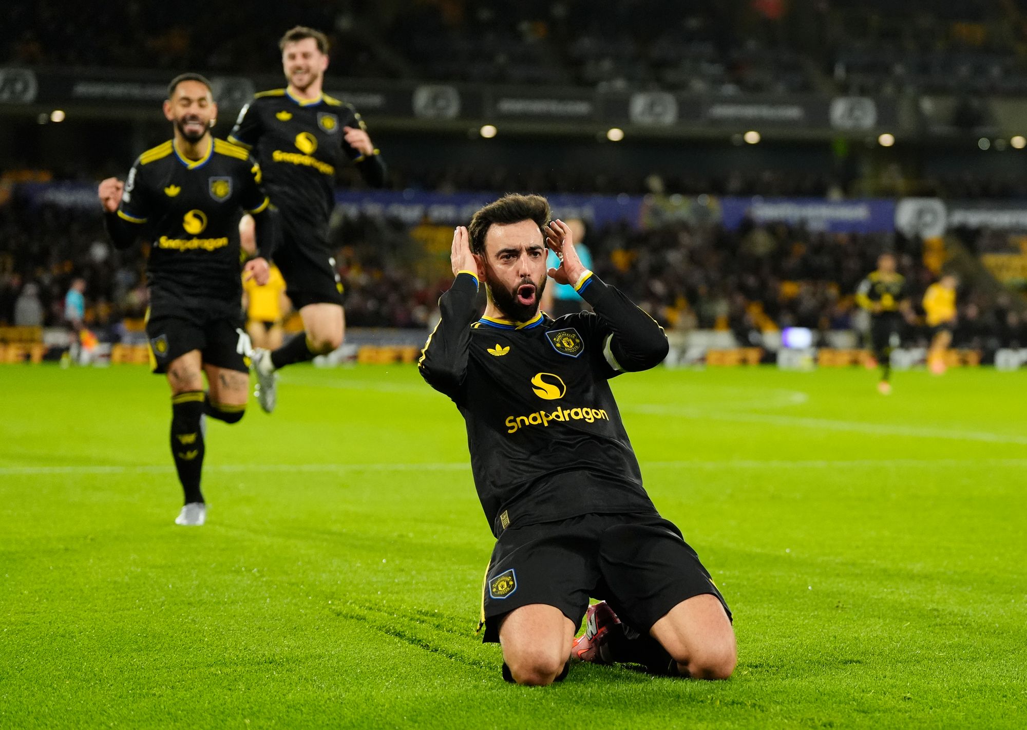 Man Utd secure crucial win with four goals scored against Wolves