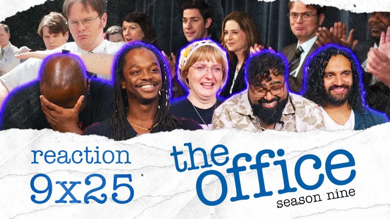 She was lying! | The Office - 9x25 AARM Part 2 | Group reaction