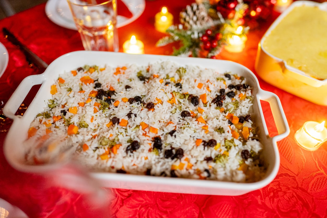 Arroz natalino que transforma qualquer ceia e ainda deixa o prato ...