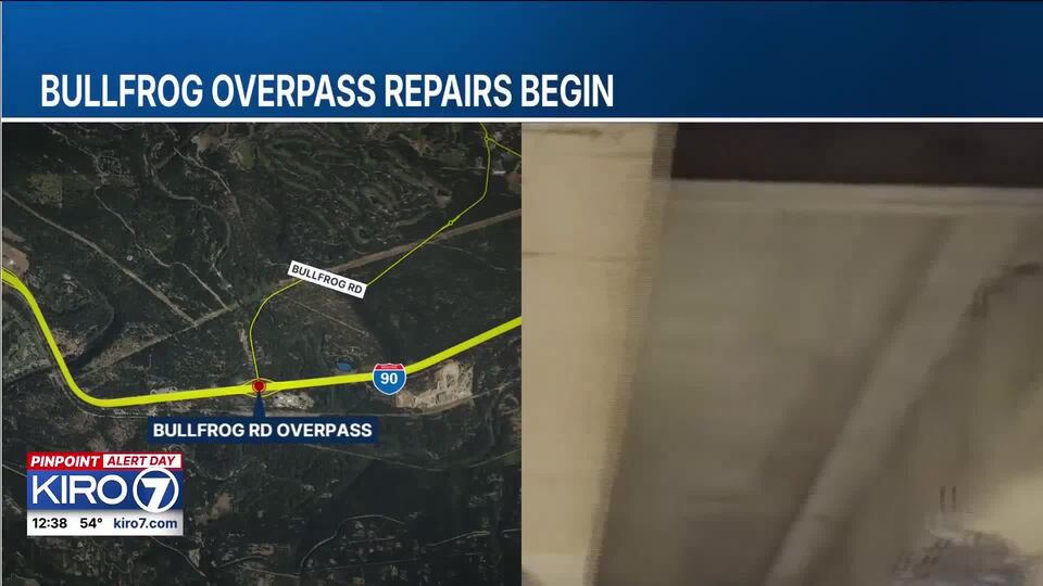 Video: Repairs to Bullfrog overpass begin Monday