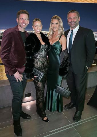 Christina Haack and Heather Rae El Moussa go glam in festive looks for ...