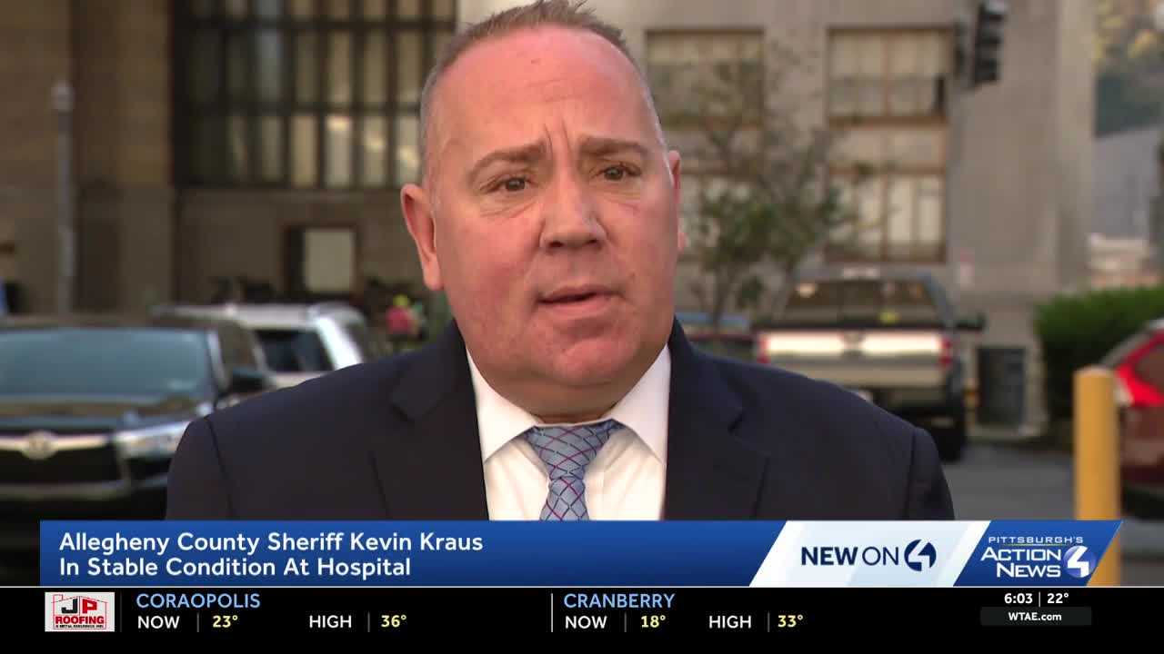 Allegheny County sheriff in stable condition after being admitted to ...