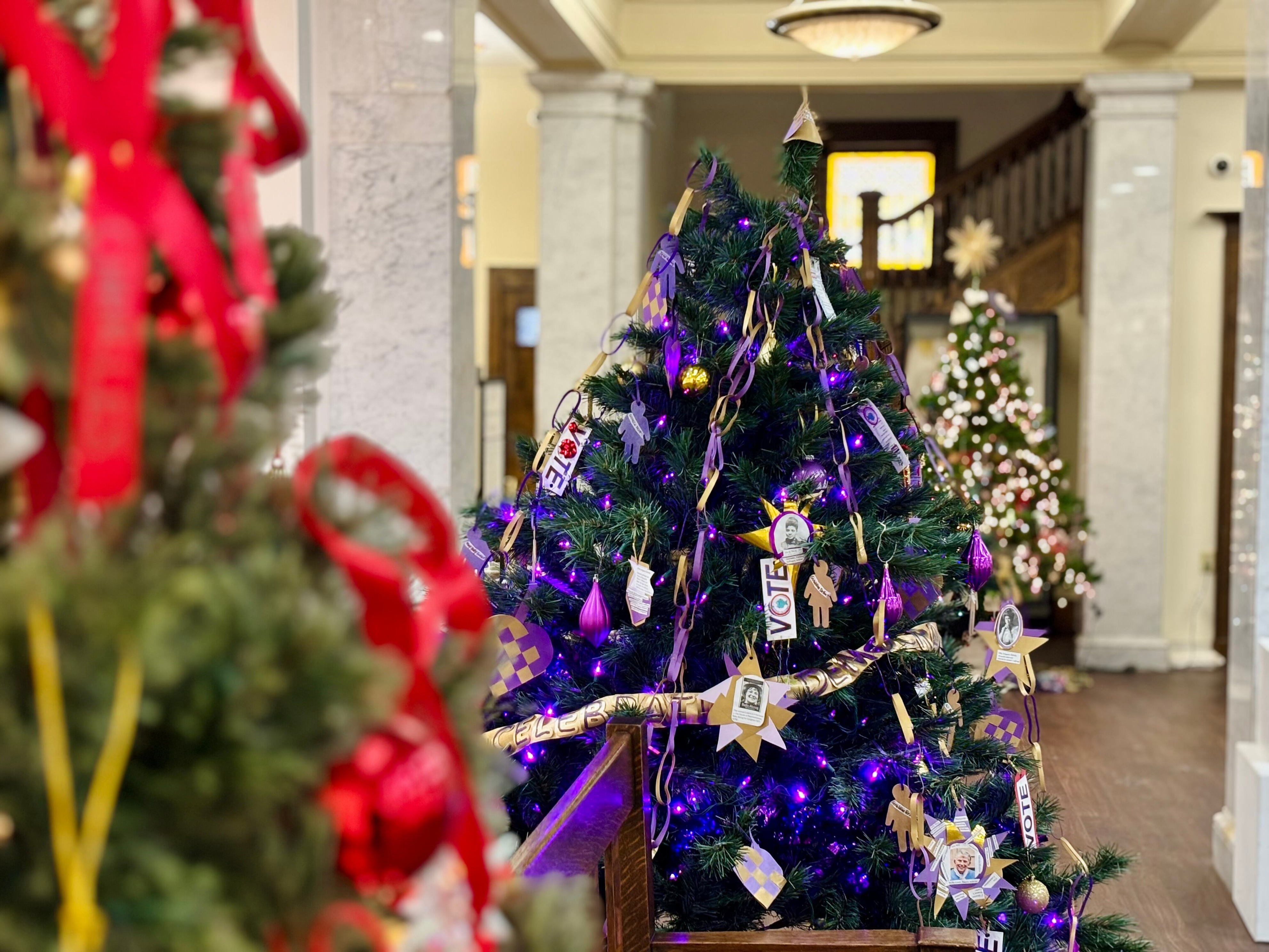 Winter solstice-themed art on display at Peter White Public Library