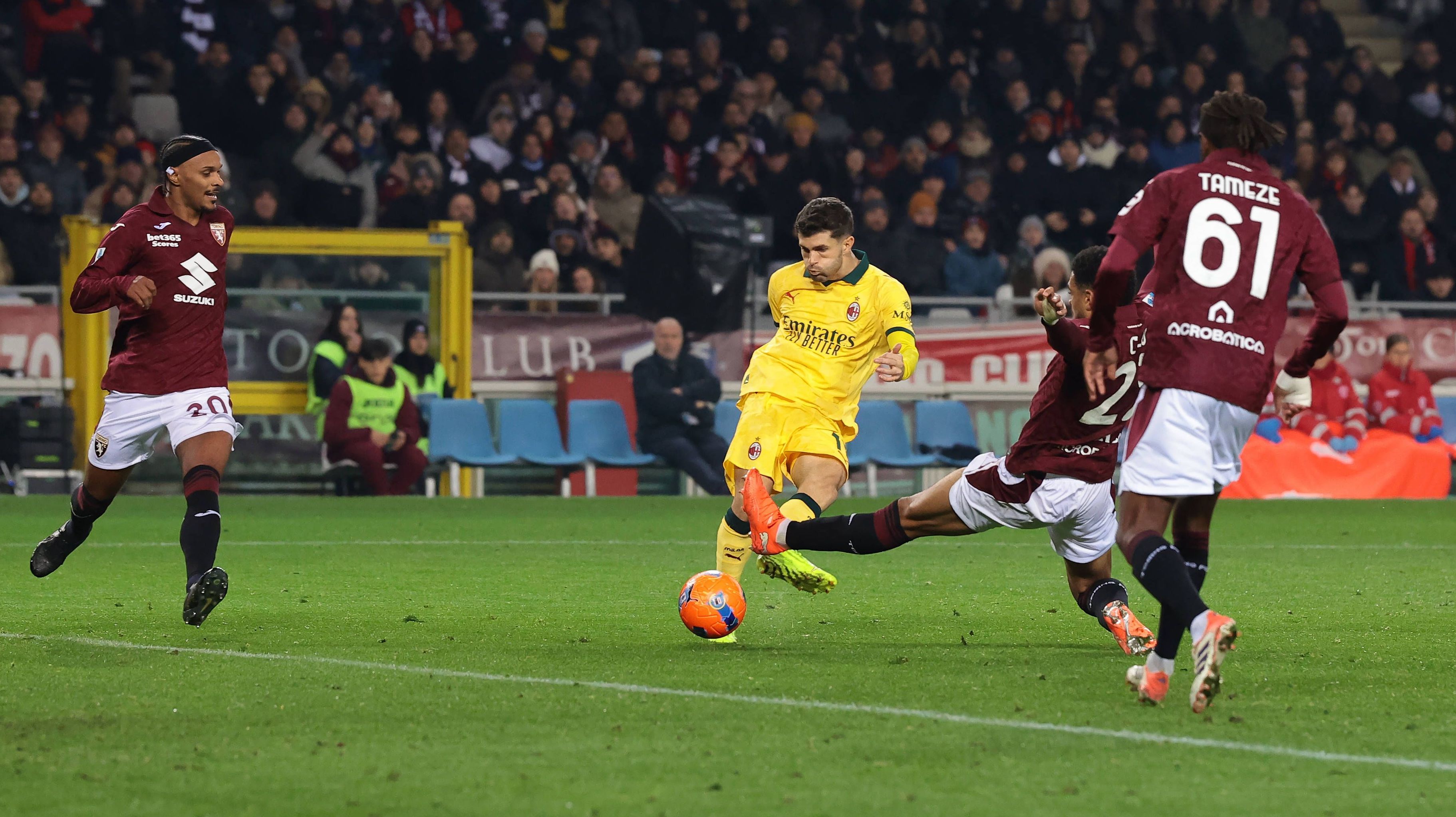 Trotz 0:2-Rückstand: Milan verteidigt in Turin die Tabellenführung