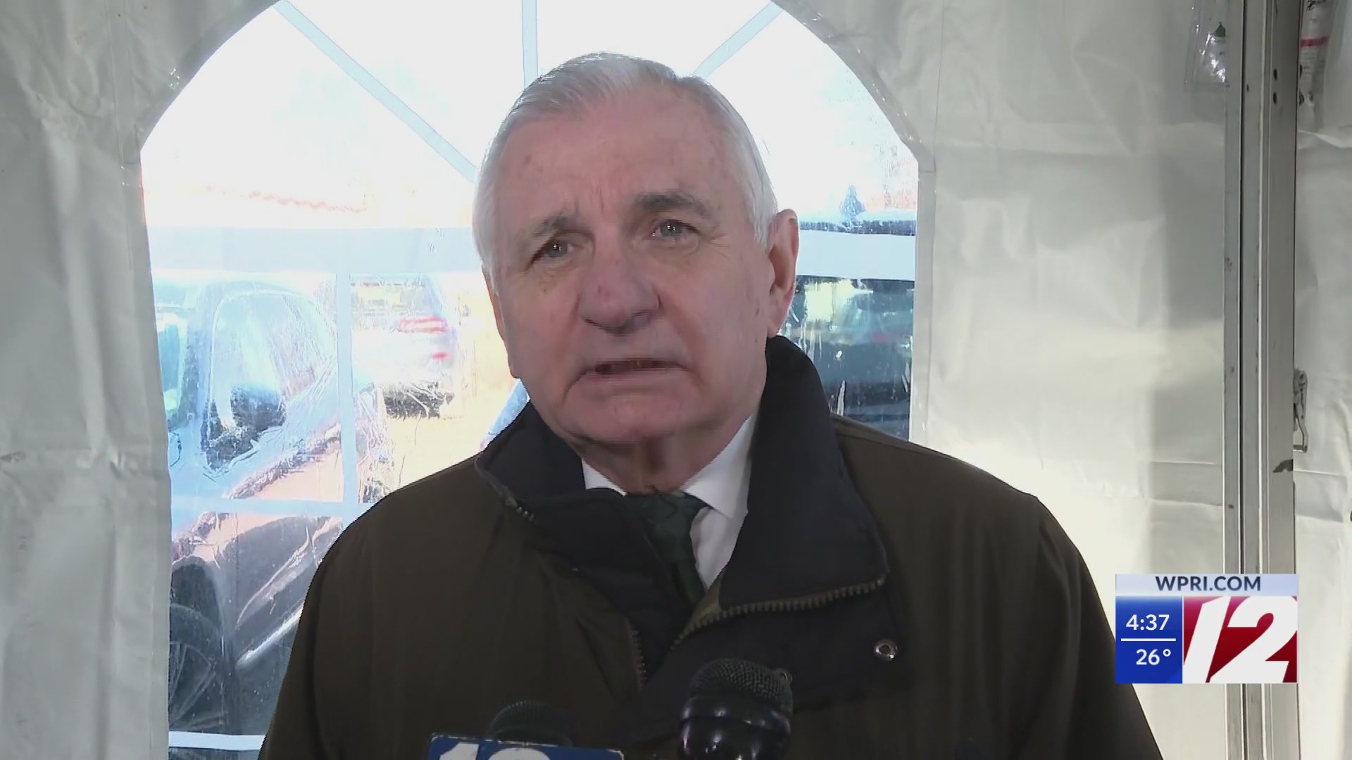 RI Senator Jack Reed makes statement on Ukraine, Russia peace talks