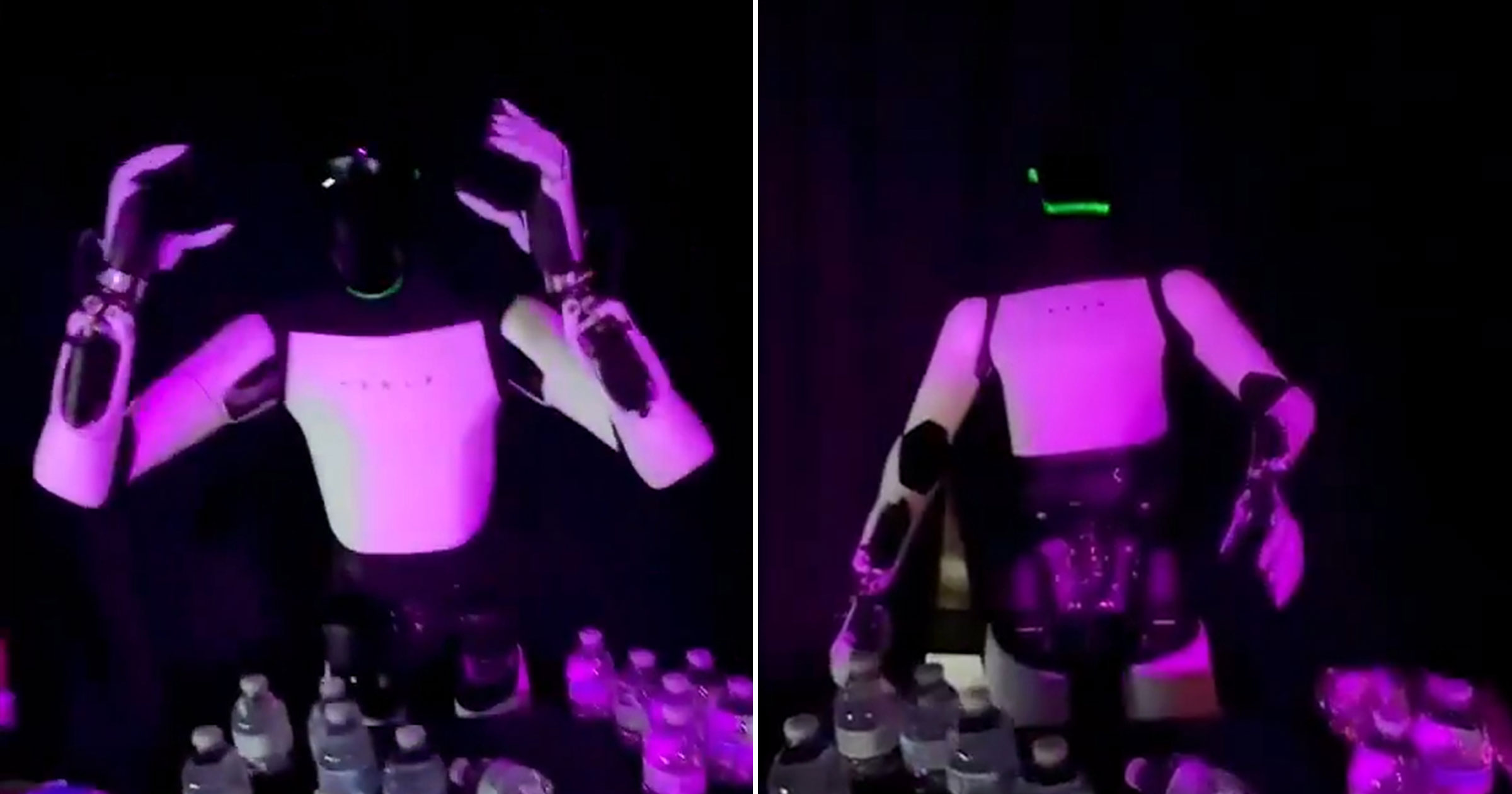 Amazing video shows Tesla Optimus teleoperator taking off headset ...