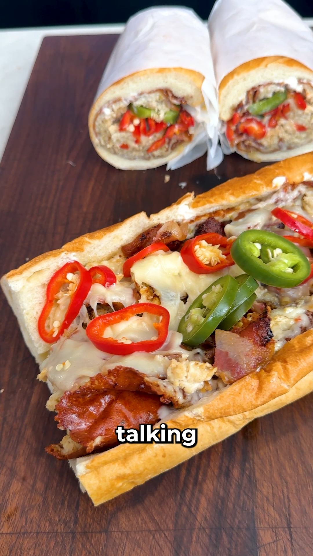 Chicken bacon ranch cheesesteak