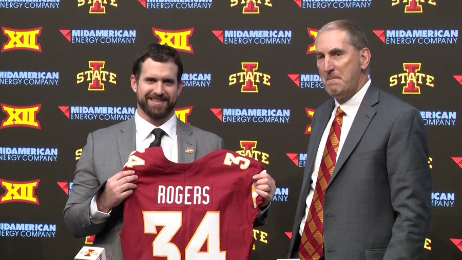 Jimmy Rogers formally introduced as Iowa State football head coach