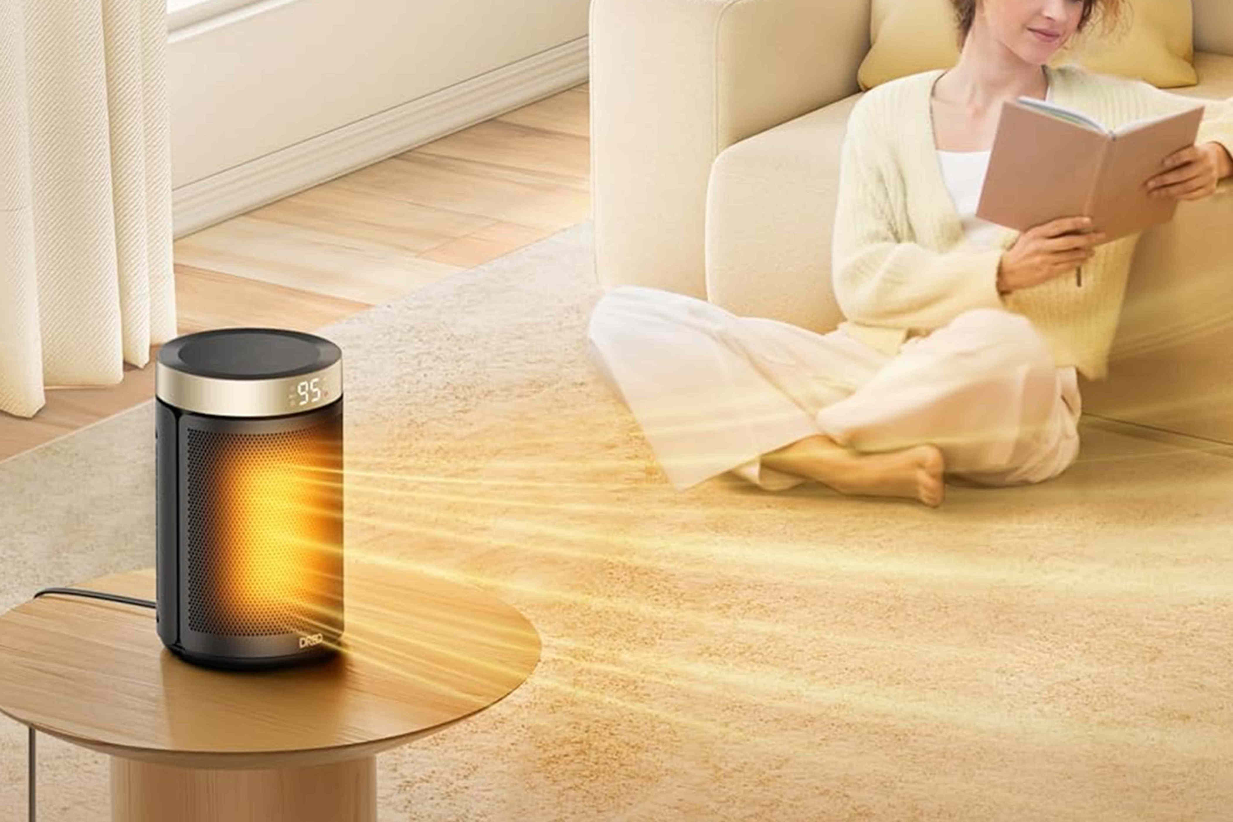 100K+ shoppers just snagged a portable space heater that warms up a ...