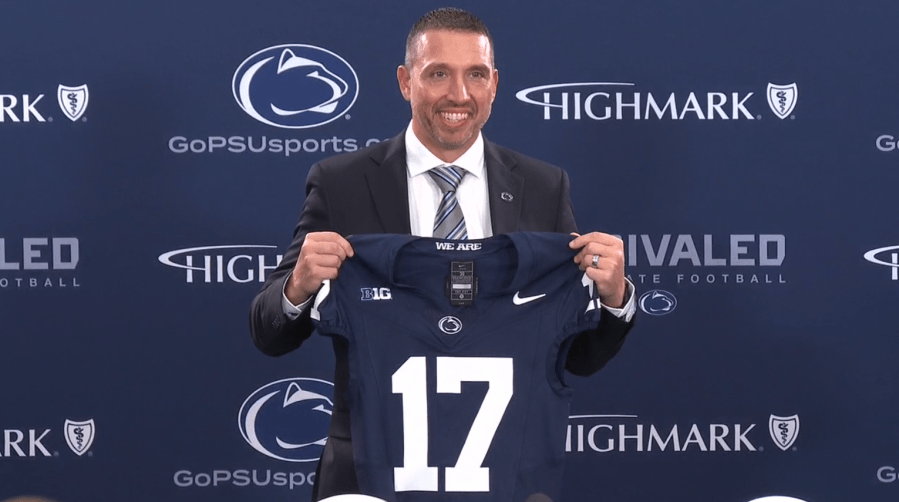 New Penn State football head coach dropping first puck at Beaver ...