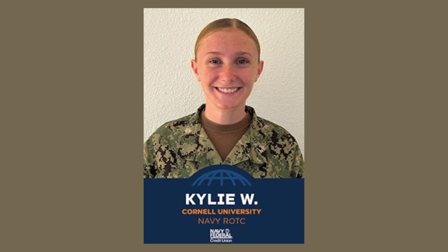 Cornell University student named Navy/Marine Corps student of the year