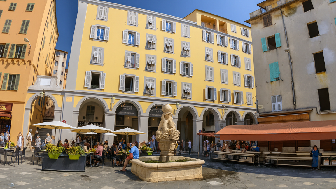 What makes Nice’s old quarter so lively?