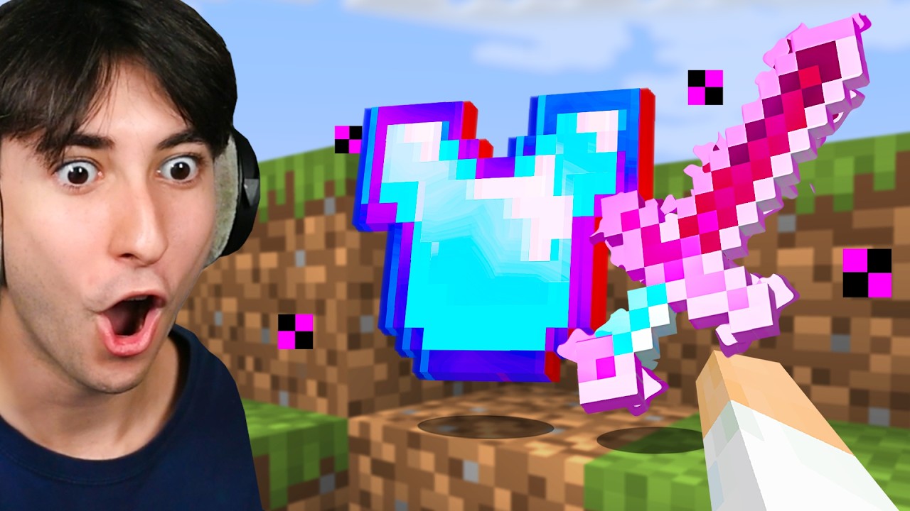 Minecraft, but every drop is glitched