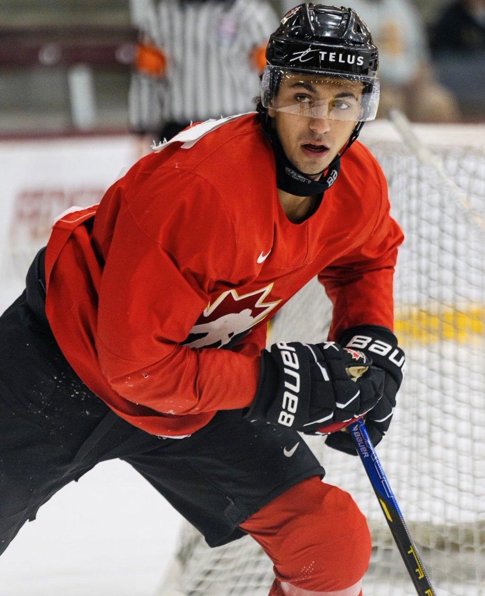Michael Hage makes Team Canada training camp